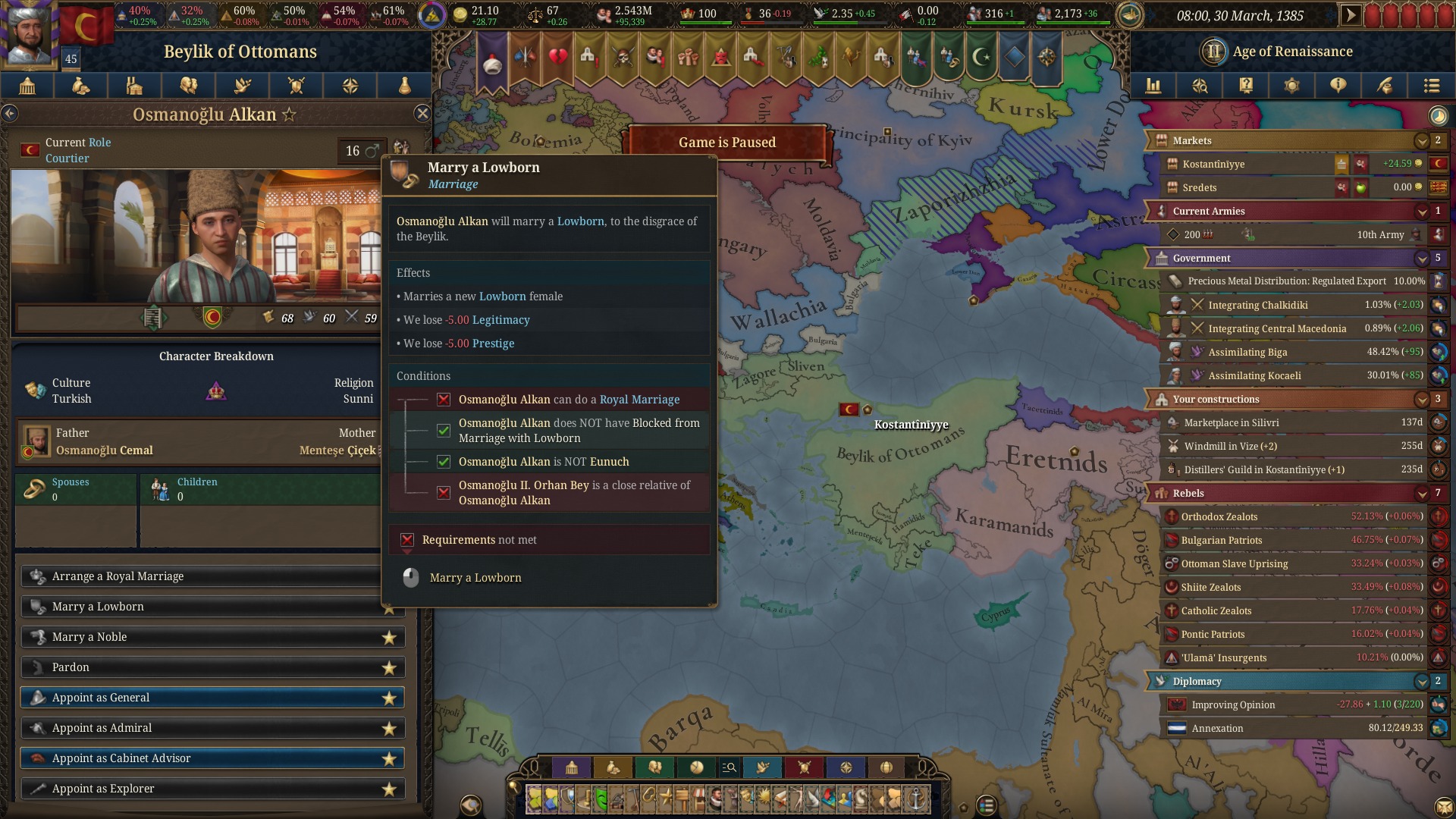 why cant i marry off my characters? | Paradox Interactive Forums